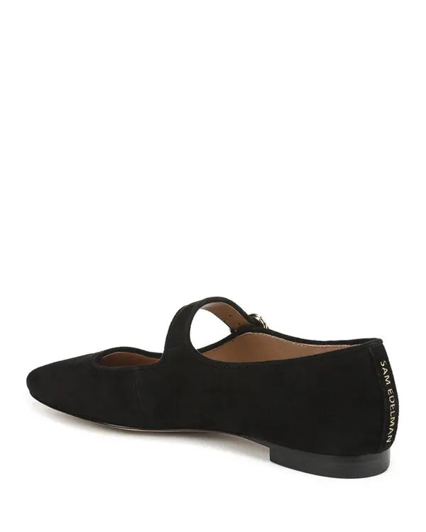 Sam Edelman Michaela Buckled Flats - Black