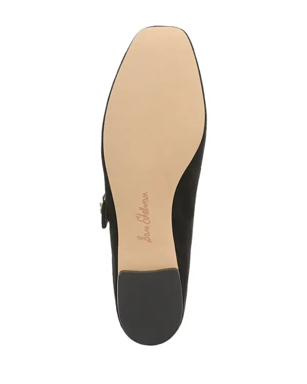 Sam Edelman Michaela Buckled Flats - Black