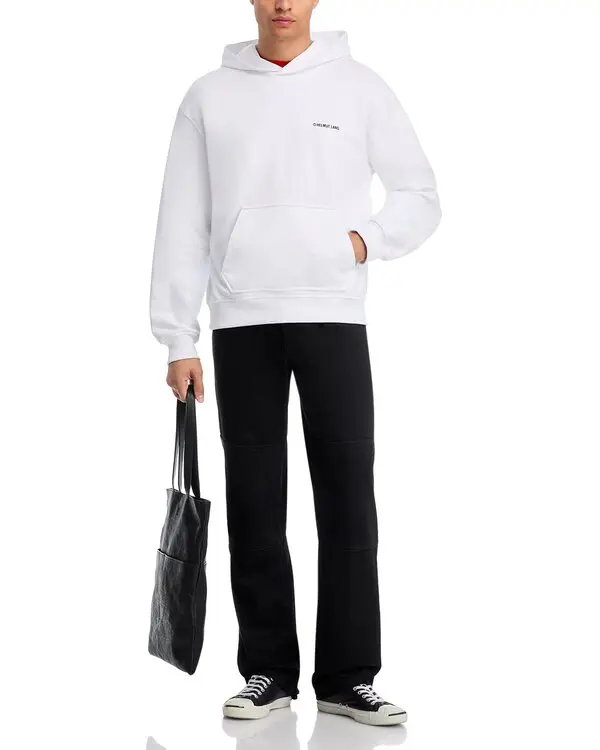 Helmut Lang Relaxed Fit Logo Hoodie