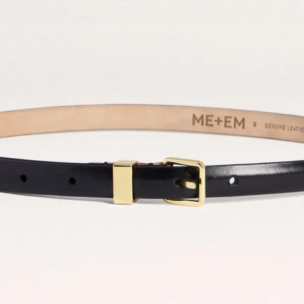 ME+EM Skinny Belt - Black