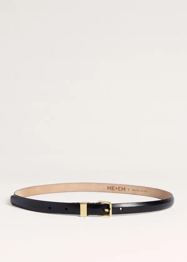 ME+EM Skinny Belt - Black