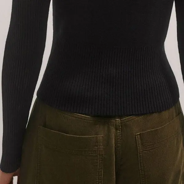 ME+EM Milano Knit Two-way Zip Cardigan