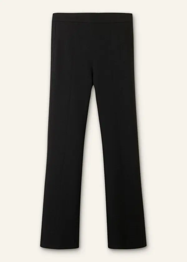 ME+EM Textured Slim-leg Trousers