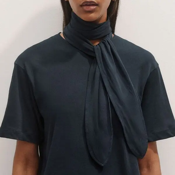 ME+EM Scarf Neck T-shirt