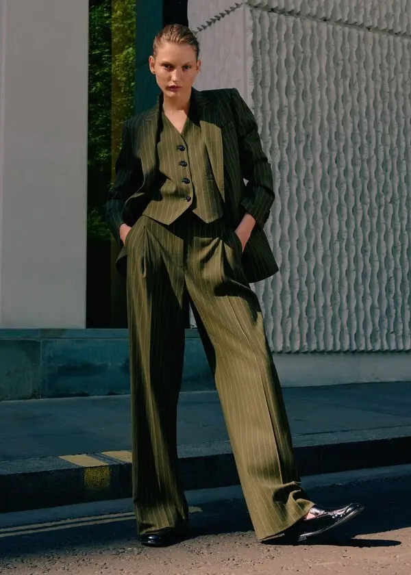 ME+EM Tapered Trousers - Olive