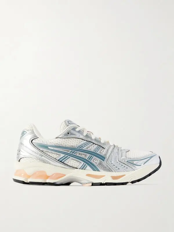 Asics Gel-kayano 14 Metallic Mesh Sneakers - Silver