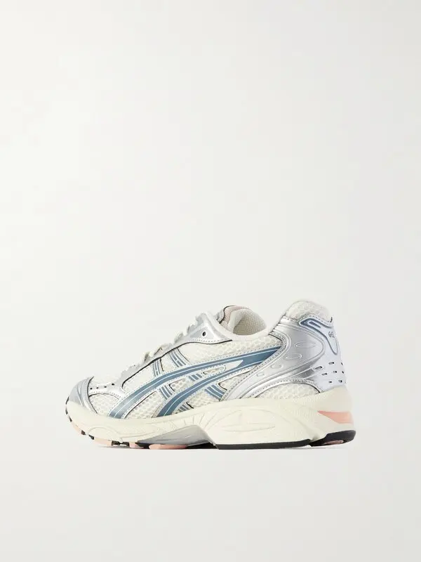 Asics Gel-kayano 14 Metallic Mesh Sneakers - Silver