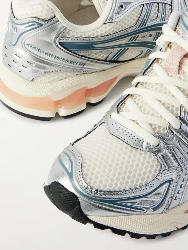Asics Gel-kayano 14 Metallic Mesh Sneakers - Silver