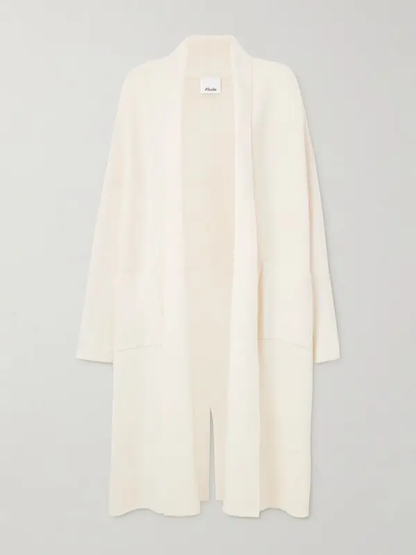 ALLUDE Wool And Cashmere-blend Cardigan