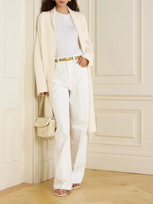 ALLUDE Wool And Cashmere-blend Cardigan