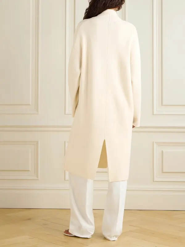 ALLUDE Wool And Cashmere-blend Cardigan
