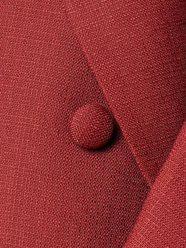 Adam Lippes Riva Double-breasted Canvas Blazer