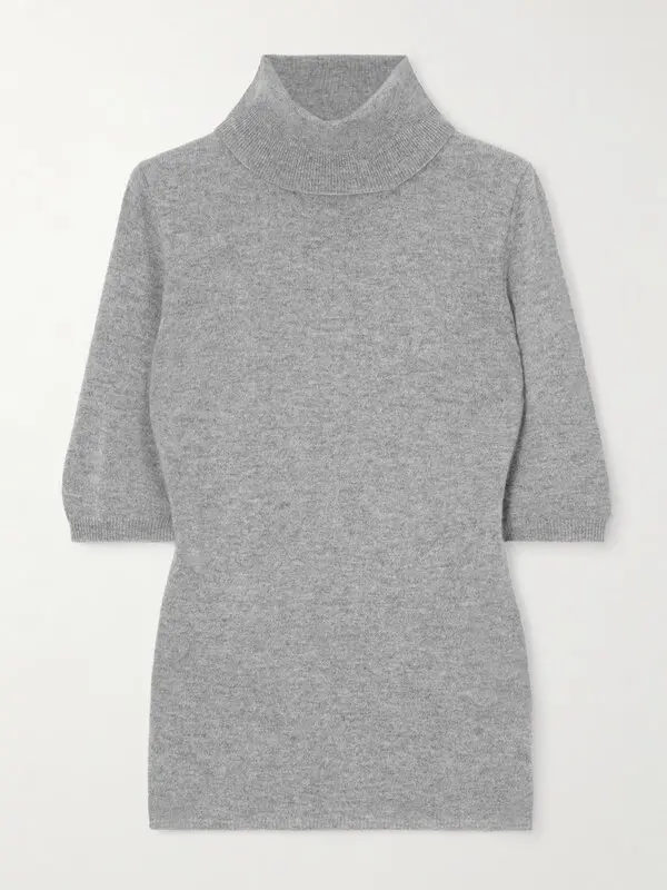 ALLUDE Cashmere Turtleneck Sweater