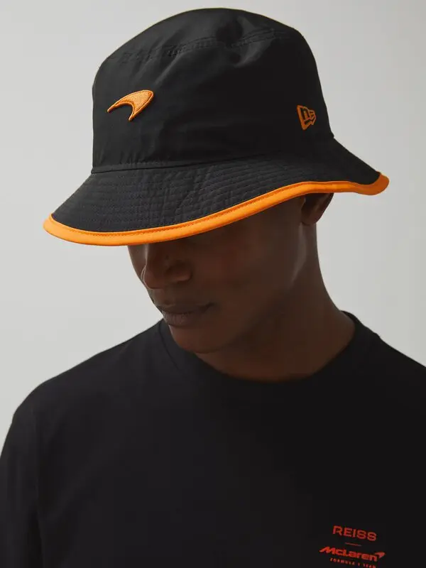 REISS X Mclaren F1 Team Speedmark Bucket Hat - Black