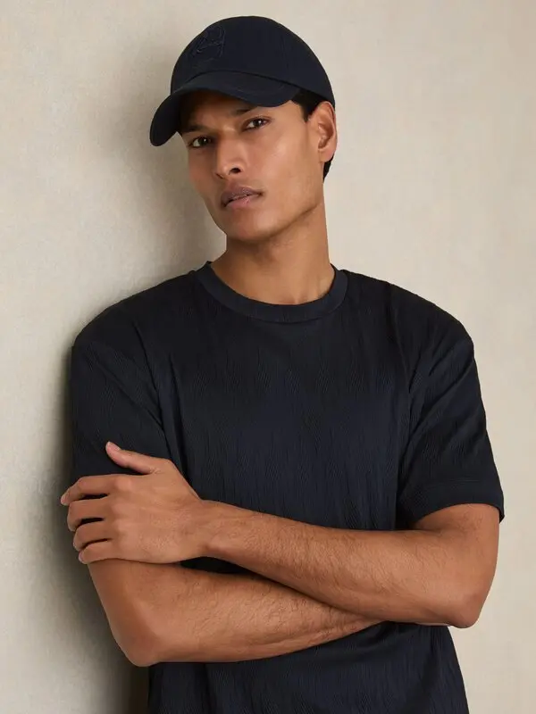 REISS Elias Logo-embroidered Baseball Cap
