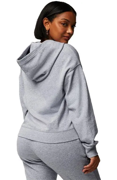 FABLETICS Relaxed Fit Terry Hoodie - Classic Grey Heather
