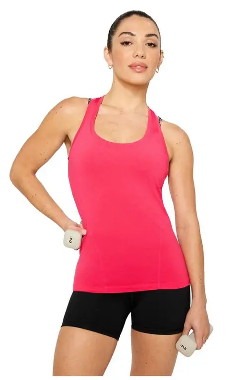 FABLETICS Racerback Tank - Raspberry Fizz