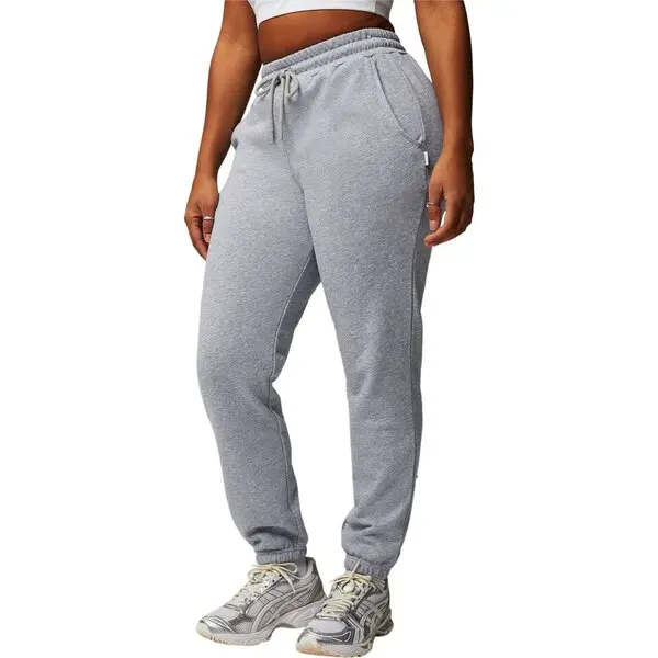 FABLETICS Year Round Terry High-waisted Sweatpants - Classic Grey Heather