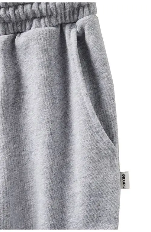 FABLETICS Year Round Terry High-waisted Sweatpants - Classic Grey Heather