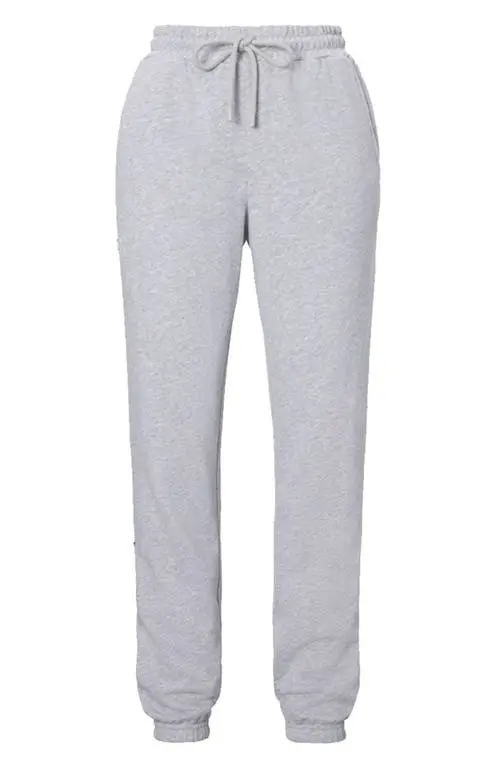FABLETICS Year Round Terry High-waisted Sweatpants - Classic Grey Heather
