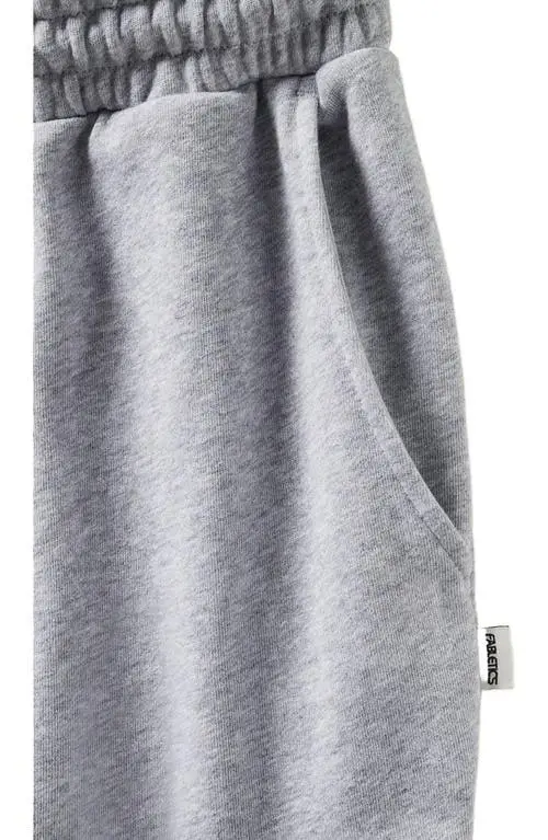 FABLETICS Year Round Terry High-waisted Sweatpants - Classic Grey Heather