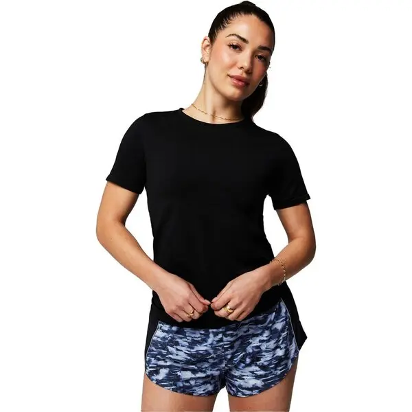 FABLETICS Feather Tech+ Short-sleeve Top - Black