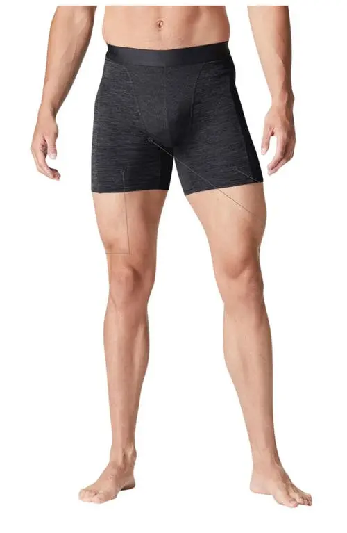 FABLETICS The Blueprint Boxer Brief - Black Heather