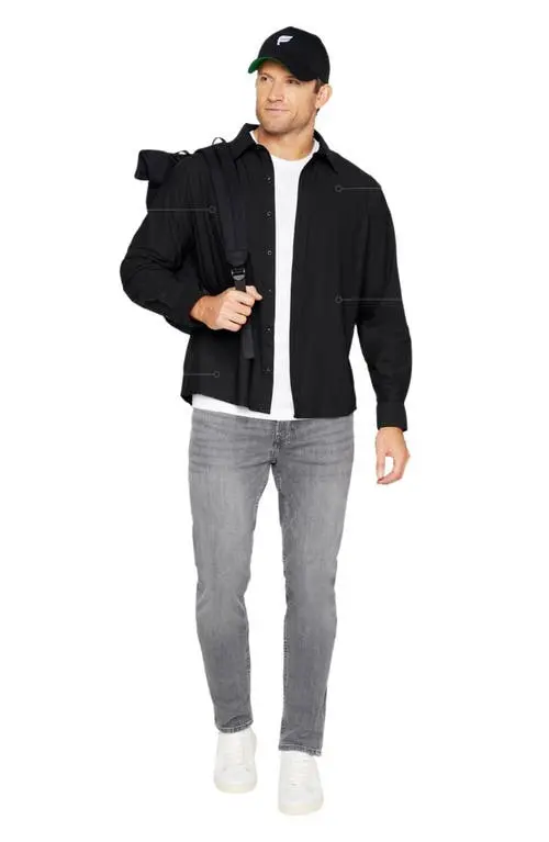 FABLETICS The Don Long Sleeve Button Up - Black