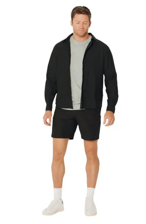 FABLETICS The Don Long Sleeve Button Up - Black