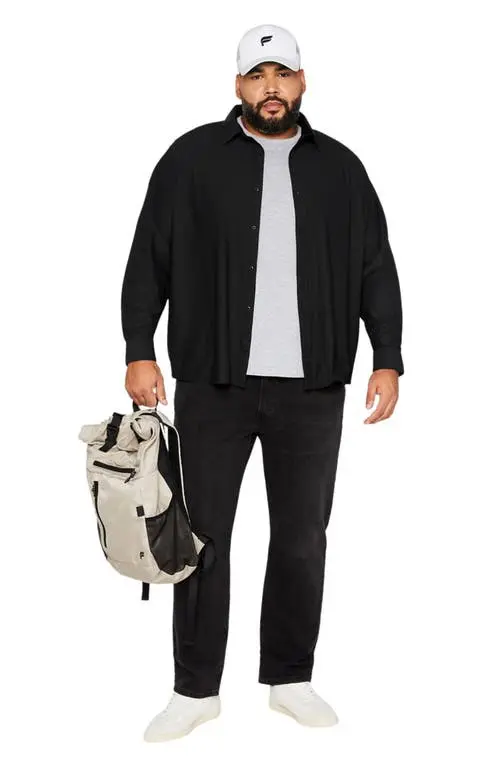 FABLETICS The Don Long Sleeve Button Up - Black