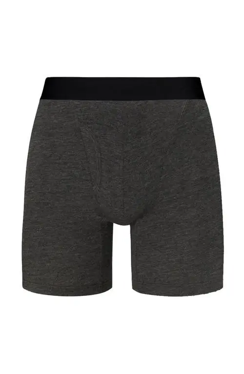 FABLETICS The 24-7 Boxer Brief - Charcoal Heather