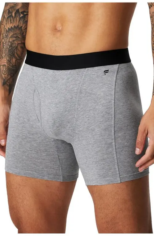 FABLETICS The 24-7 Boxer Brief - Classic Grey Heather