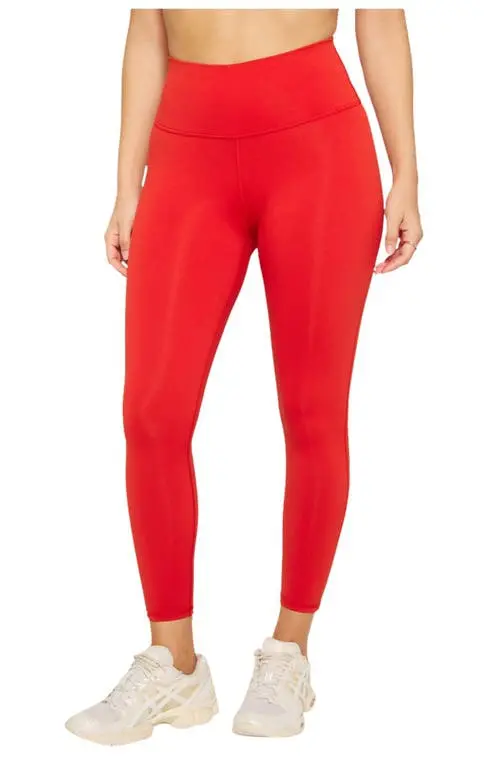 FABLETICS Define Powerhold® High-waisted 7/8 Leggings - Heated Red