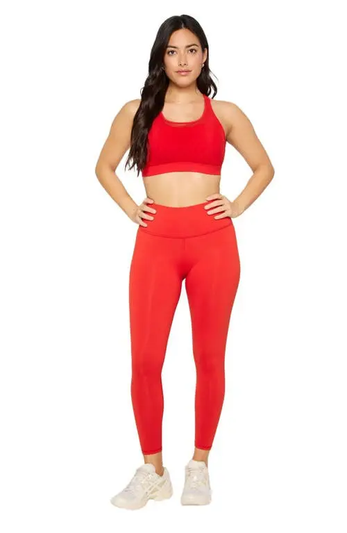 FABLETICS Define Powerhold® High-waisted 7/8 Leggings - Heated Red