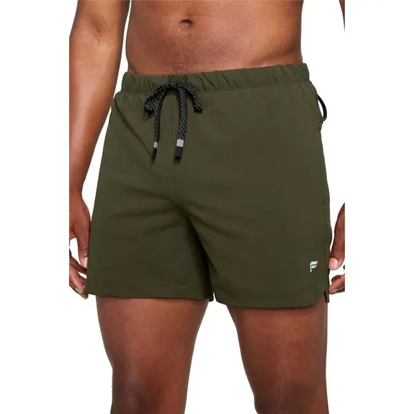 FABLETICS 5" Performance Short - Dark Olive