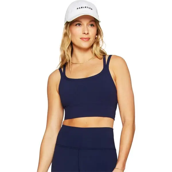 FABLETICS Principal Longline Impact Sports Bra - Deep Navy