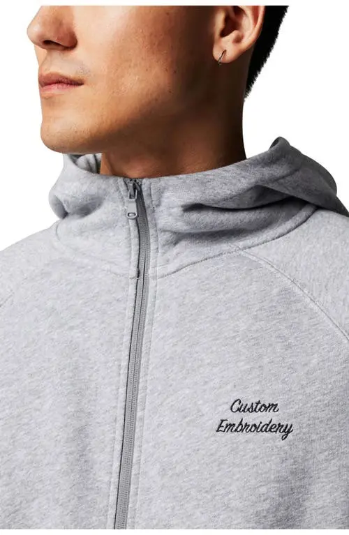 FABLETICS Terry Full Zip Hoodie - Classic Grey Heather