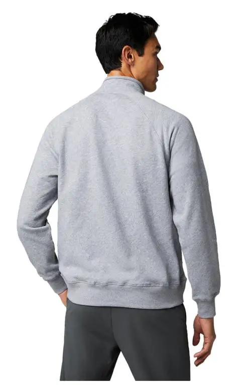 FABLETICS The Year Round Terry Quarter Zip - Classic Grey Heather