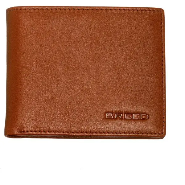 BREED Locke Bi-fold Wallet - Brown