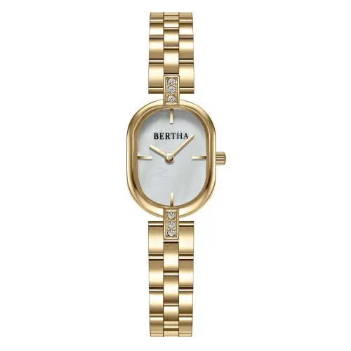 BERTHA WATCHES Lana Mother Of Pearl Dial Watch - Gold