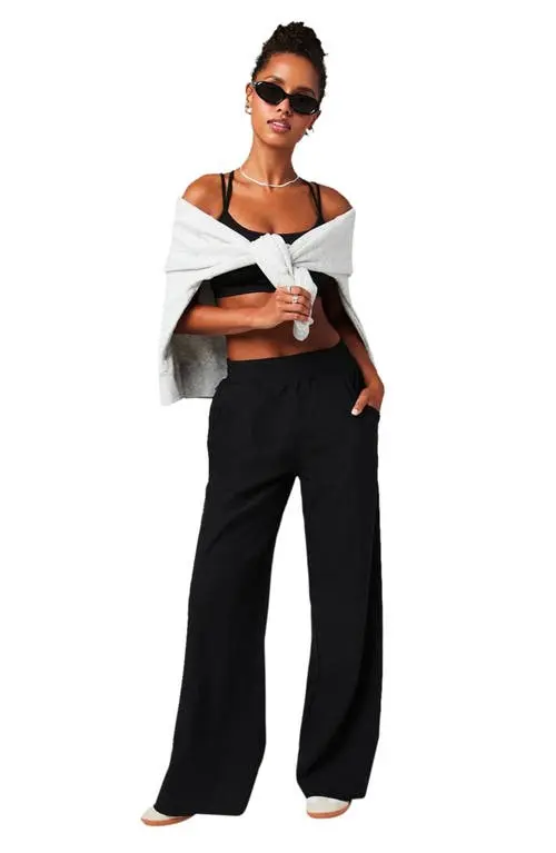 FABLETICS Downtown Wide Leg Pant - Black