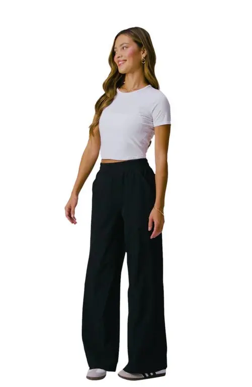 FABLETICS Downtown Wide Leg Pant - Black