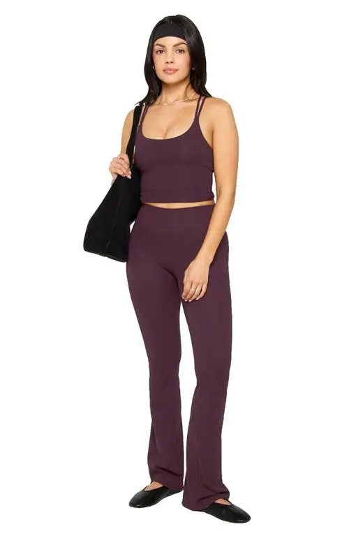 FABLETICS Principal Built-in Bra Tank - Oxblood