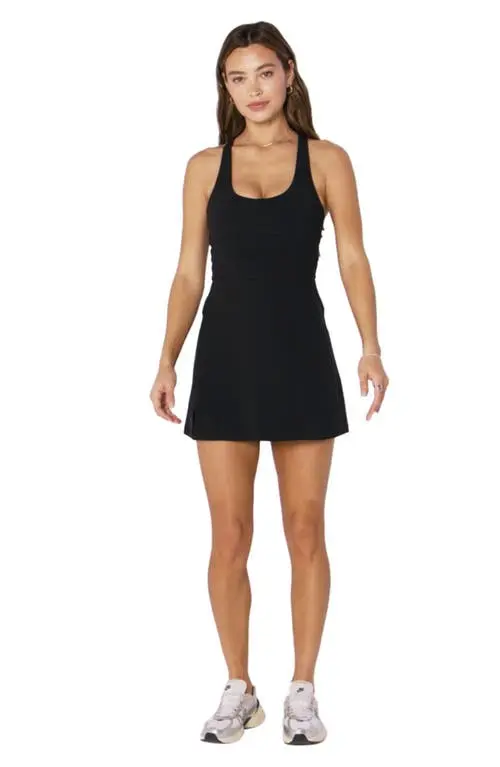 FABLETICS Define Performance Classic Mini Dress - Black/classic White