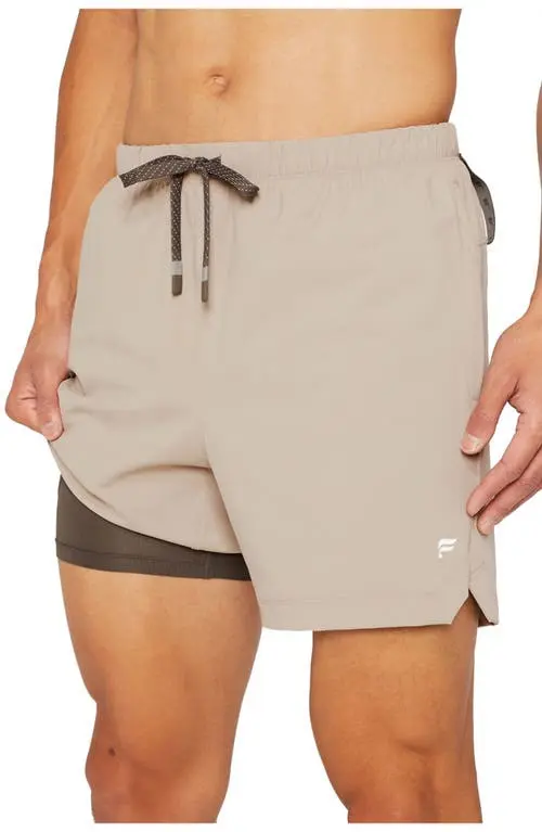 FABLETICS The 5" One Short - Brutalist Khaki/taupe Slate