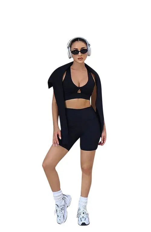 FABLETICS Powerhold® High-waisted 6" Shorts - Black