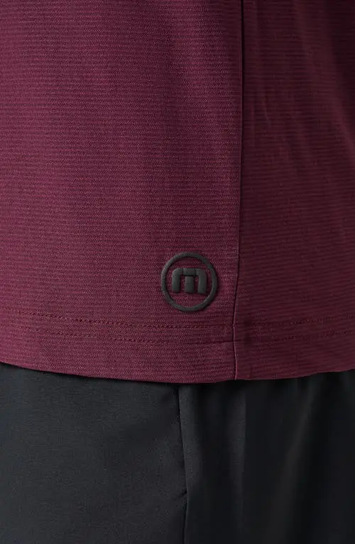 Travis Mathew First Day Performance T-shirt - Mauve Wine