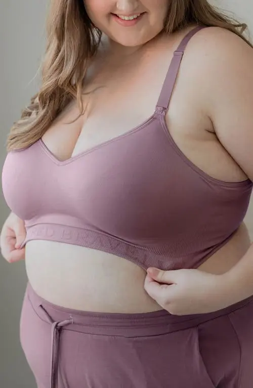 KINDRED BRAVELY Busty Contour Hands-free Pumping & Nursing Bra- Sizing Options Available In E-h Cup - Twilight