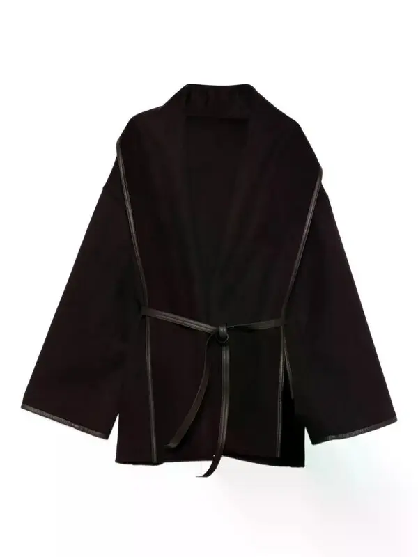 YVES SALOMON Trimmed Wool-cashmere Coat
