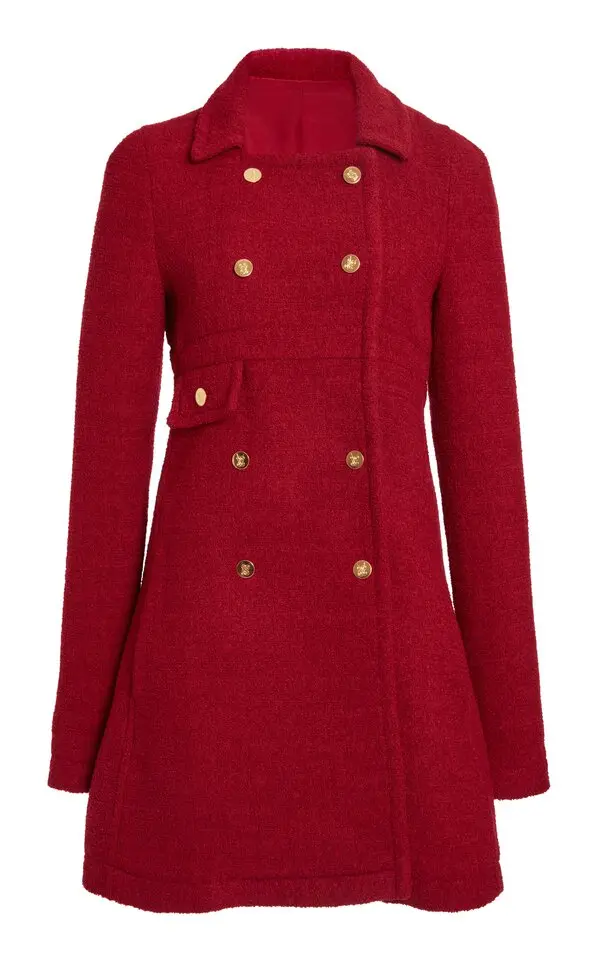 Giambattista Valli Double-breasted Boucle Coat